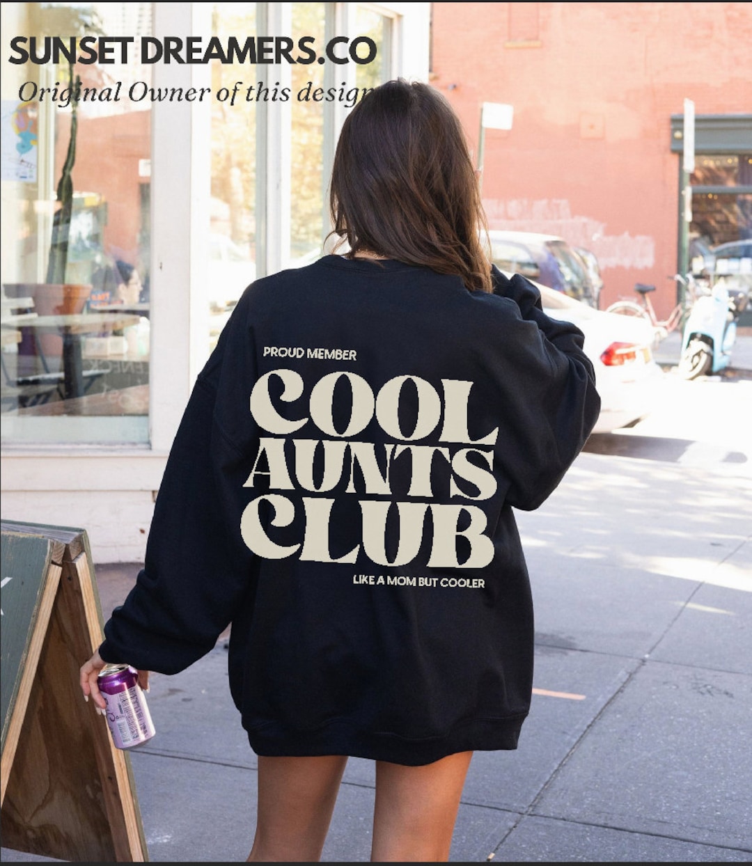 Cool Aunts Club Aunt Sweatshirt Cool Aunt Sweatshirt Cool Aunts Club ...
