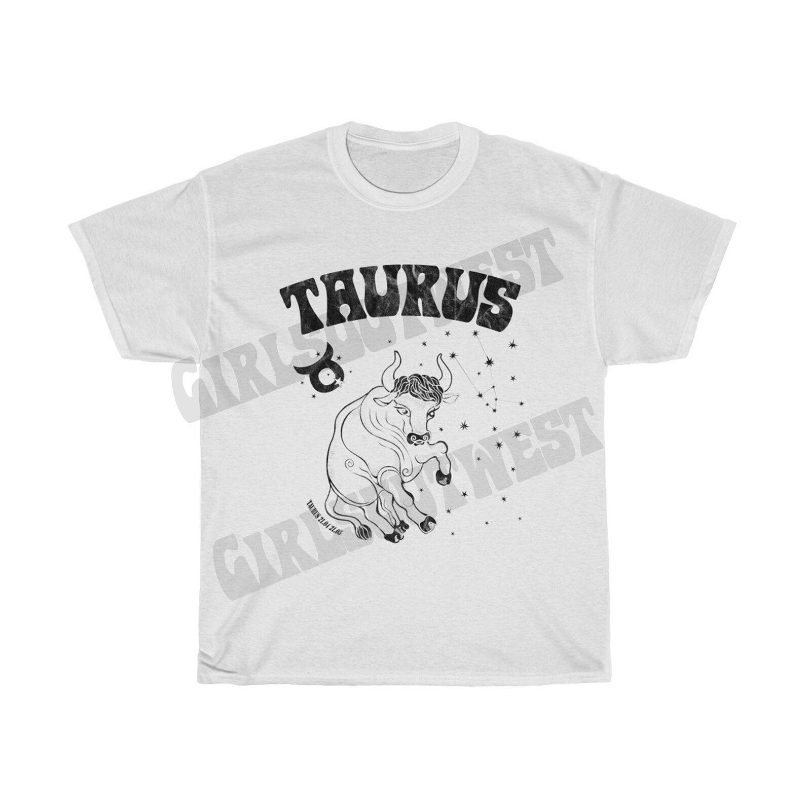 Taurus 70s Shirt Astrology Shirt Taurus Vintage Style T-shirt - Etsy