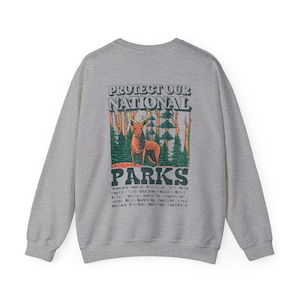 National Parks Crewneck Park Ranger Aesthetic Mountain Sweatshirt Retro ...