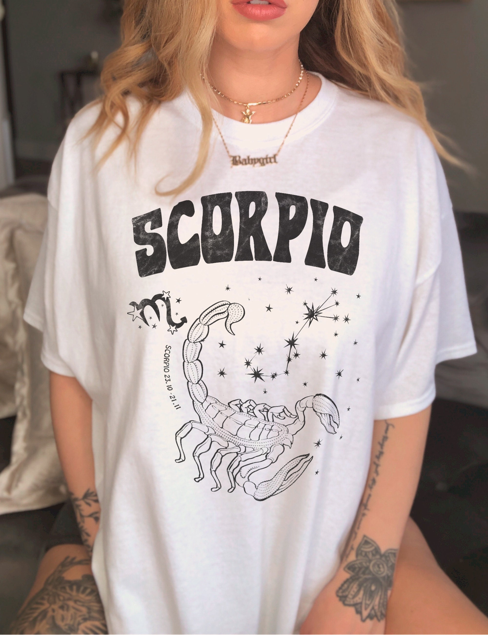 Scorpio 70s Shirt Astrology Shirt Scorpio Vintage Style Shirt - Etsy