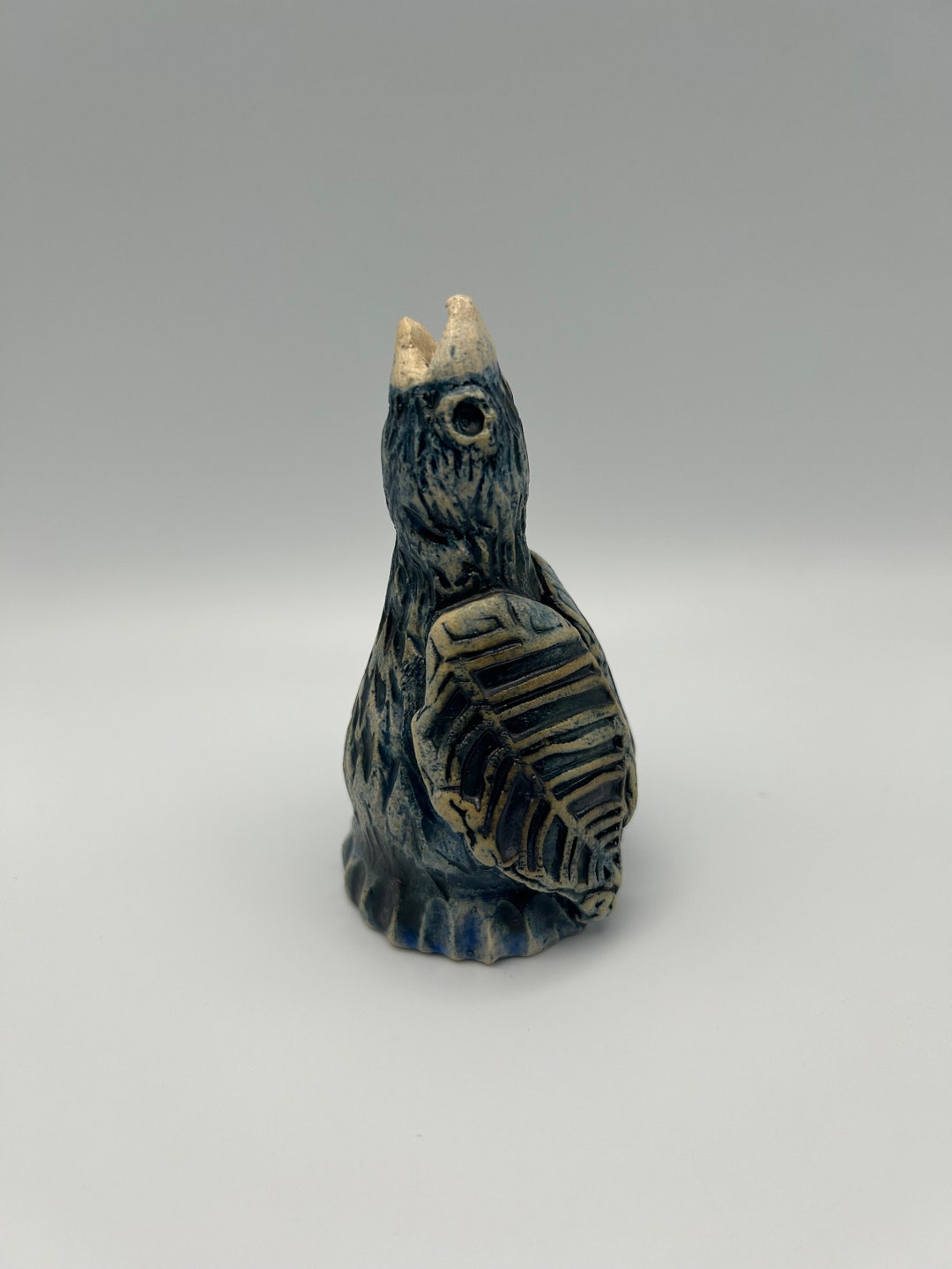 Pie Bird Funnel. Wheel Thrown and Altered Ceramic Sculpture. Functional ...