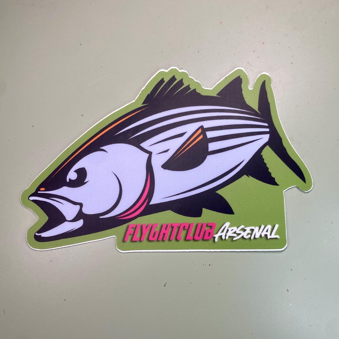 Striped Bass Sticker - Etsy