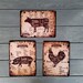 Farm Animals Meat Cut Metal Sign Design, Beef Pork Chicken, Gift Ideas ...