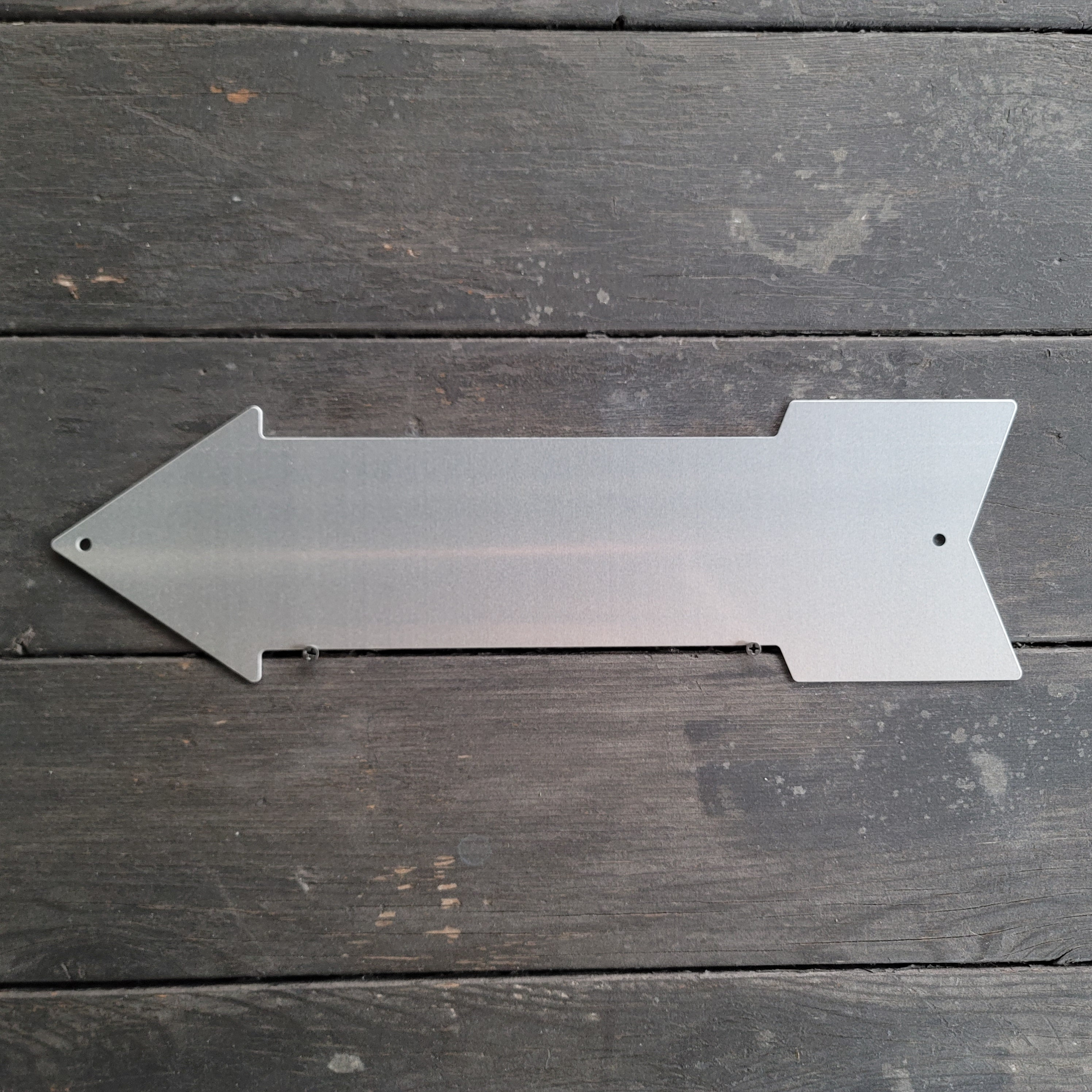 Custom Any Text Arrow Metal Sign, Direction Sign, Personalized Rustic ...