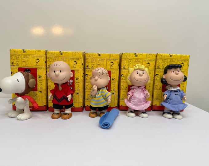 Hallmark Peanuts Gallery Lot of 5 Jointed Porcelain Figurines ...