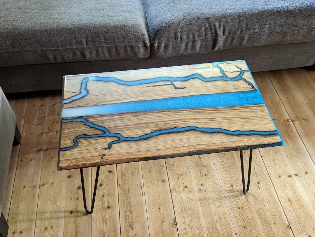 Epoxy Resin Table - River Dining Table - Handmade Furniture - Gift ...
