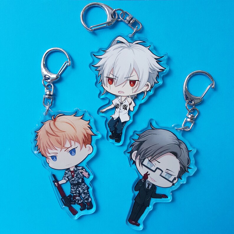 CLEARANCE Hypnosis Microphone Character Acrylic Keychains - Etsy