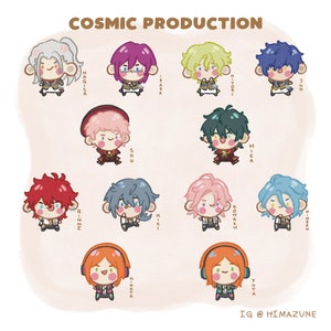 IN STOCK 2.5CM Ensemble Stars Enstars: Smol ES Standee + Keychain - Etsy