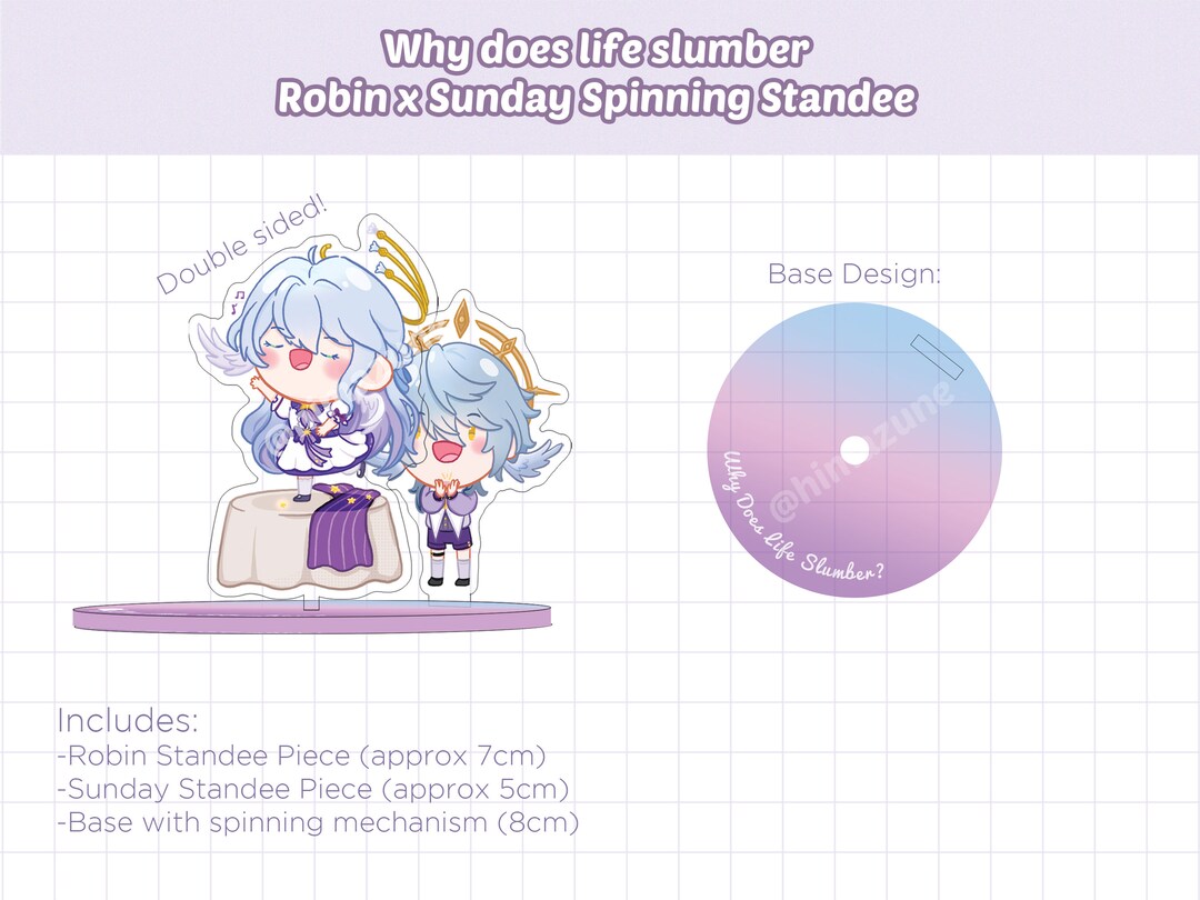 Honkai Star Rail: Robin X Sunday Spinning Standee - Etsy