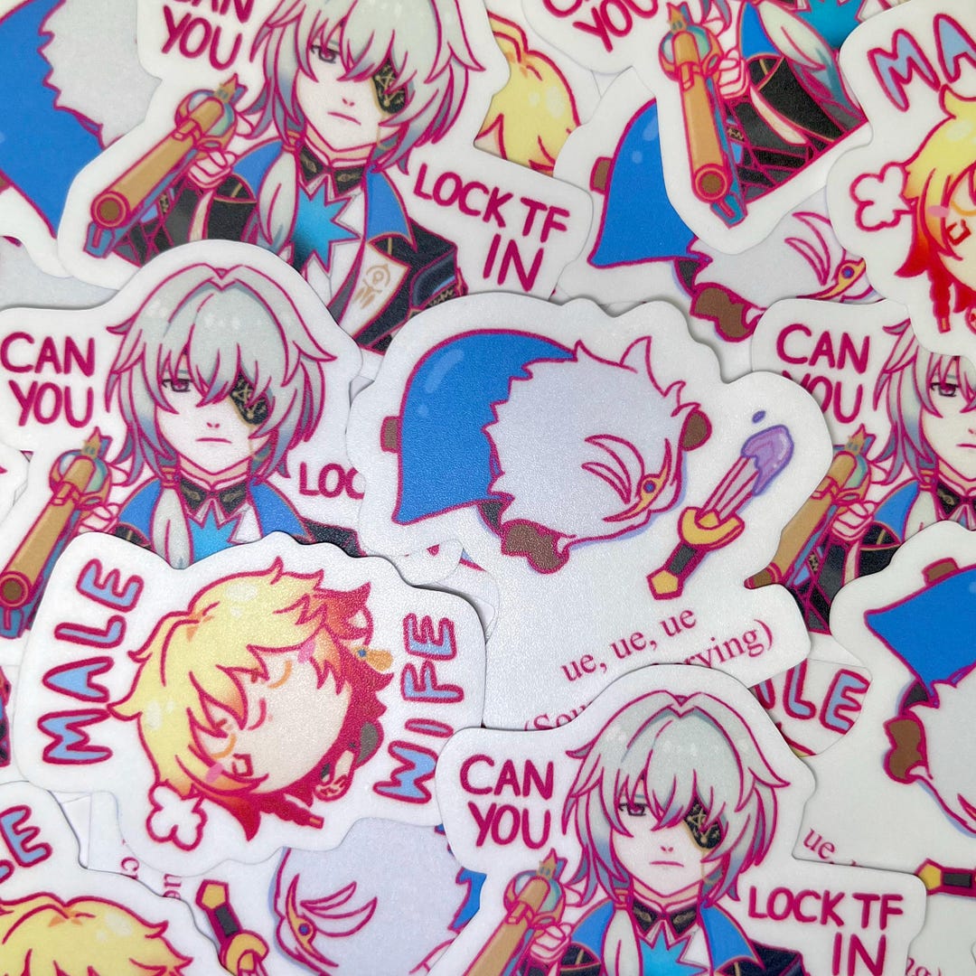 HSR Amphoreus Anaxa Phainon Mydei Die Cut Sticker - Etsy