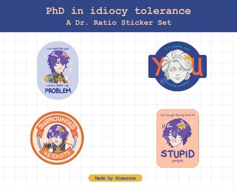 Honkai Star Rail HSR Dr.ratio Aventurine Topaz Chibi Vinyl Stickers - Etsy