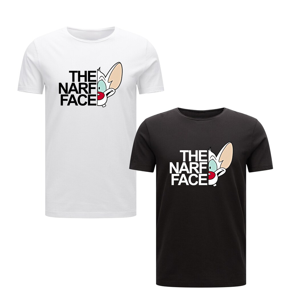 Top Animated Pinky Face Fan and the Brain Men's T-shirt the Narf Face ...