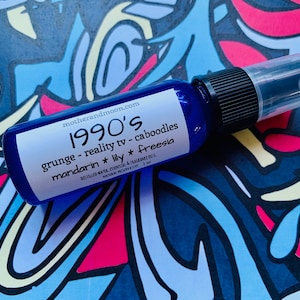 Retro Style Perfume Mist Spray, 1990's Inspired Fragrance Mist, Citrus ...
