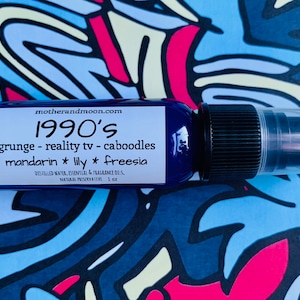 Retro Style Perfume Mist Spray, 1990's Inspired Fragrance Mist, Citrus ...