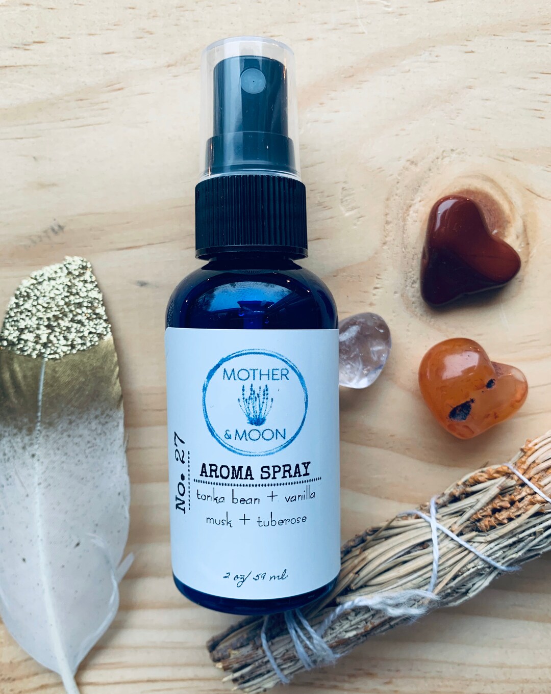 Vanilla and Tuberose Body Mist, Gift Idea for Her, Floral Body Spray ...