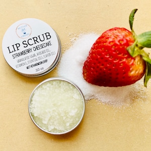 Exfoliating Lip Scrub, Dry Lip Treatment, Chapped Lip, Lip Sugar Scrub ...