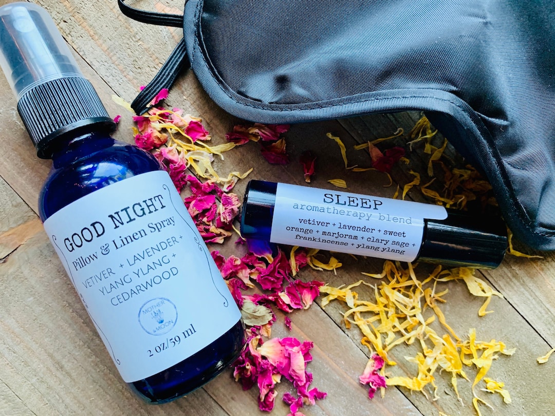 Sleepy Time Gift Set Kit, Lavender Bedtime Spray, Sleep Rollerball ...