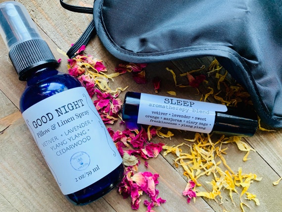 Sleepy Time Gift Set Kit Lavender Bedtime Spray Sleep - Etsy