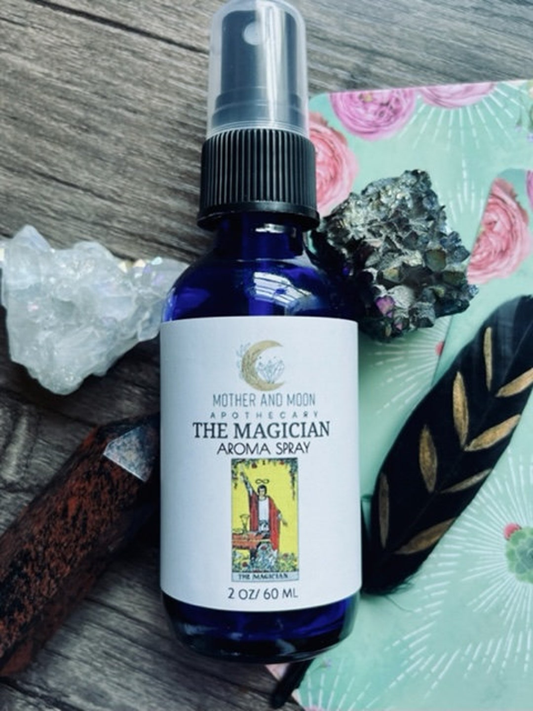 The Magician Tarot Card Natural Body Spray Mist Manifest Your Goals ...