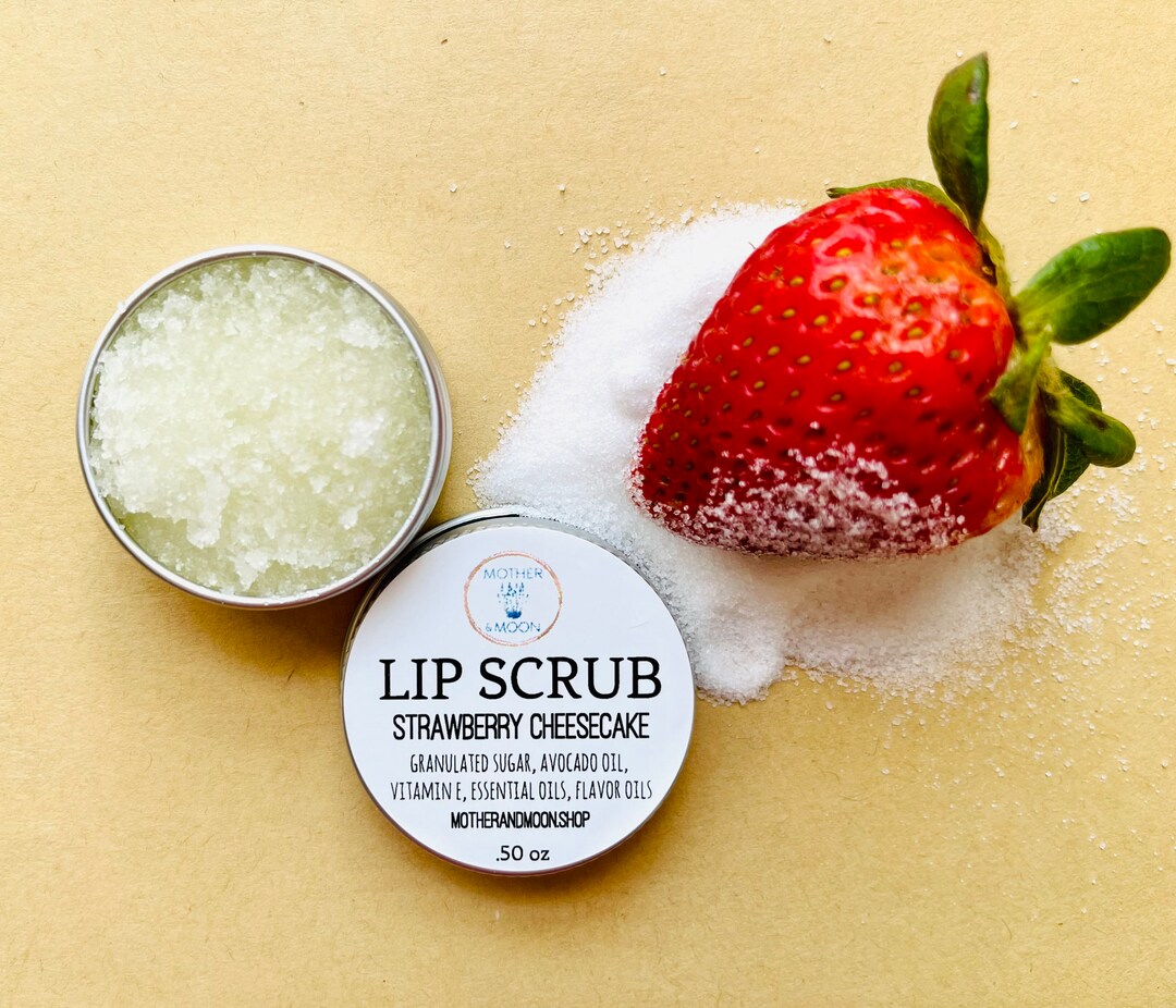 Exfoliating Lip Scrub, Dry Lip Treatment, Chapped Lip, Lip Sugar Scrub ...