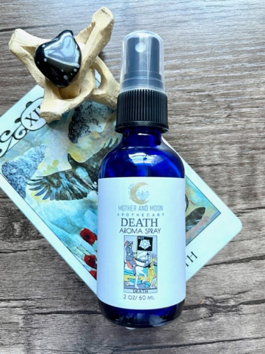 The Death Card Aroma Spray Embrace Change With an Open Mind Tarot Card ...