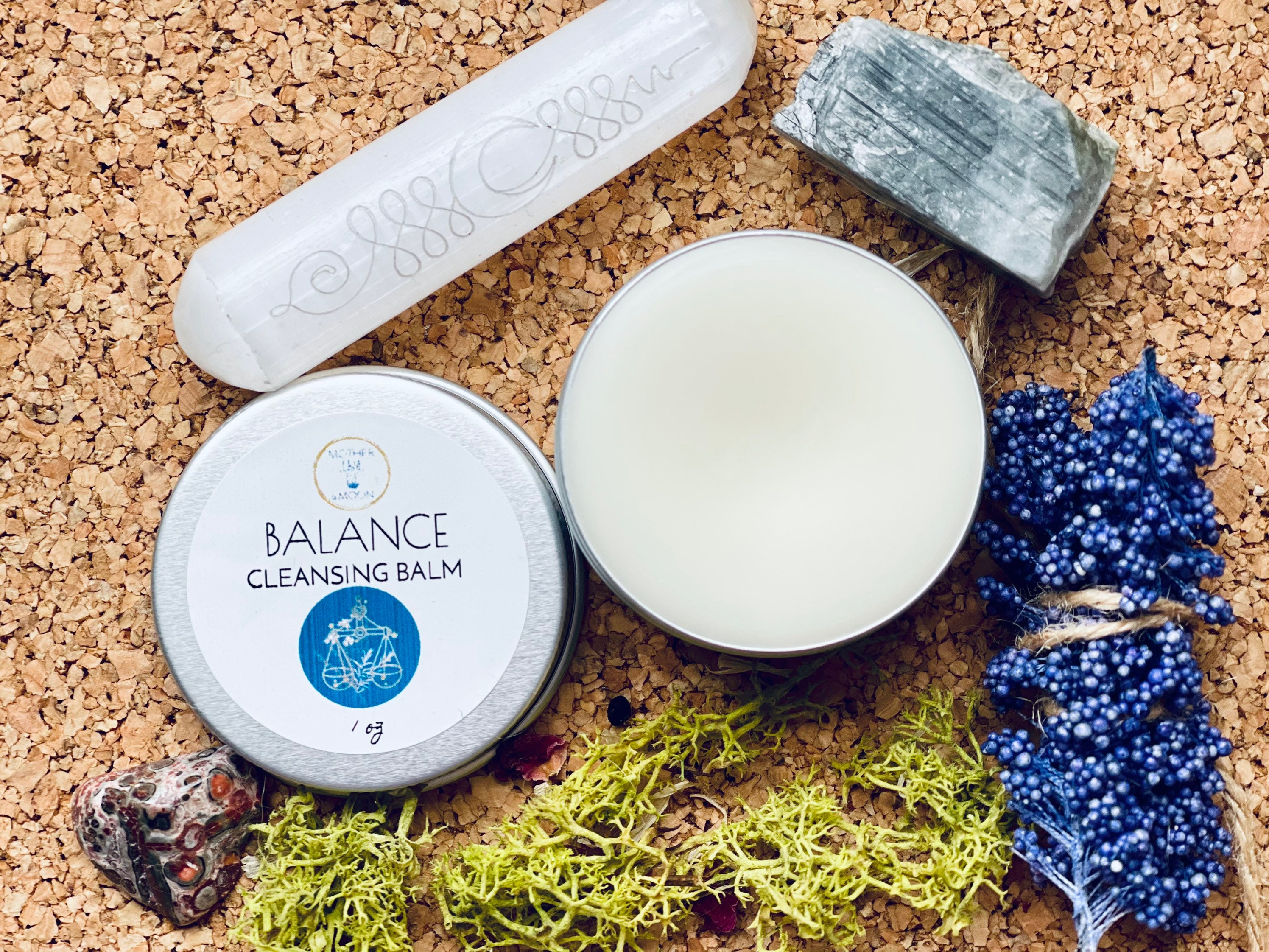 Normal to oily skin solid cleansing balm, acne prone face cleanser ...