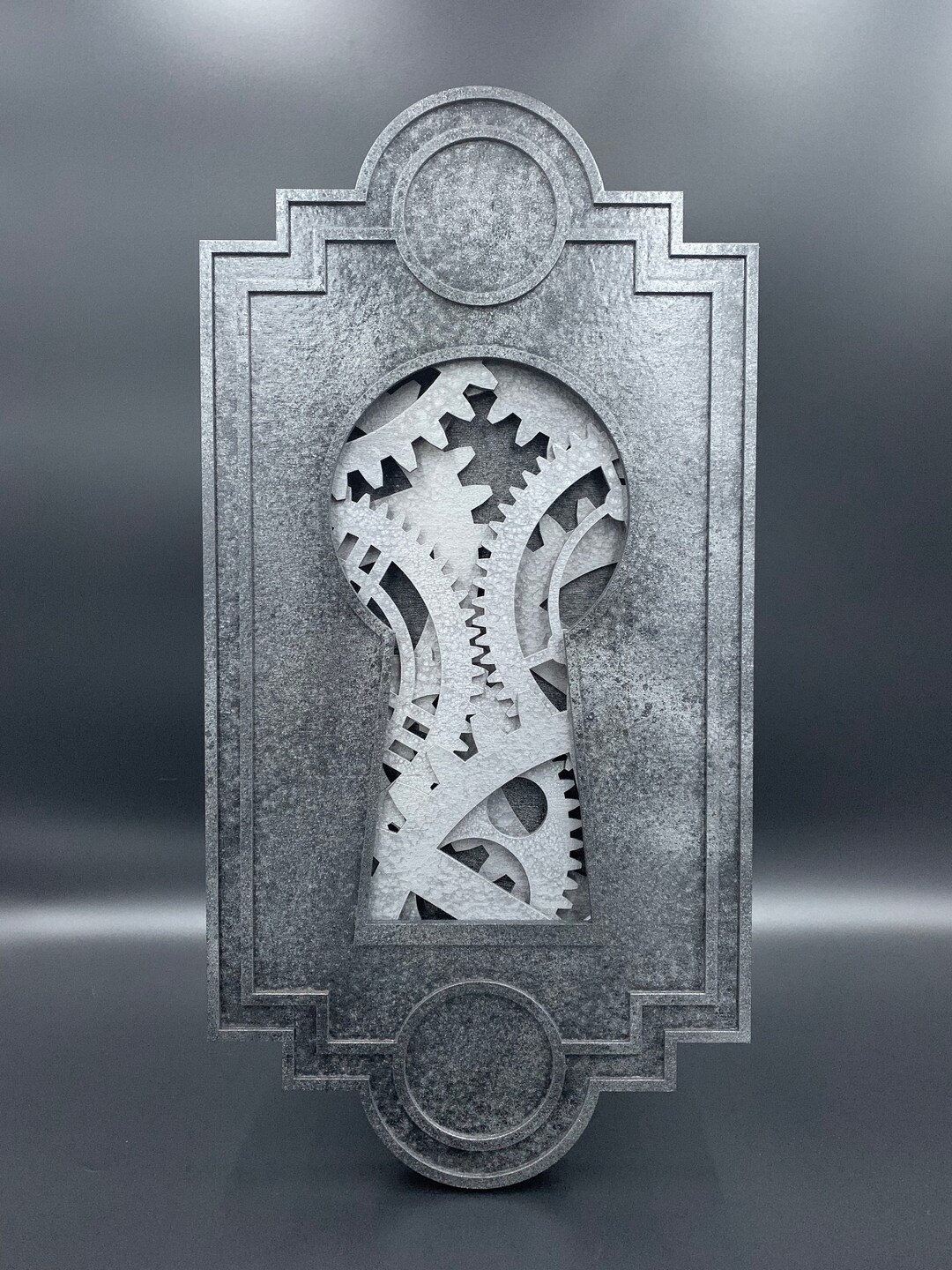 Steampunk Wall Art - Keyhole - Accent Wall Art - 3D Art - Industrial ...
