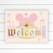 Magical Disneyland Birthday Party Welcome Sign, Instant Download ...