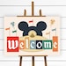 Magical Disneyland Birthday Party Welcome Sign, Instant Download ...