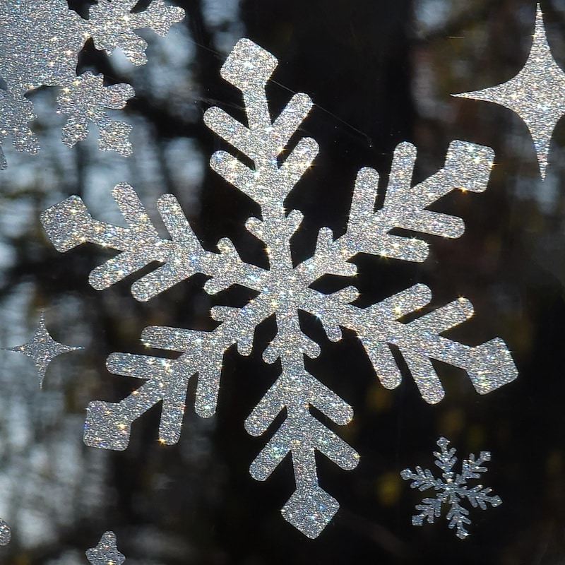 Large Christmas Window Decorations - Etsy