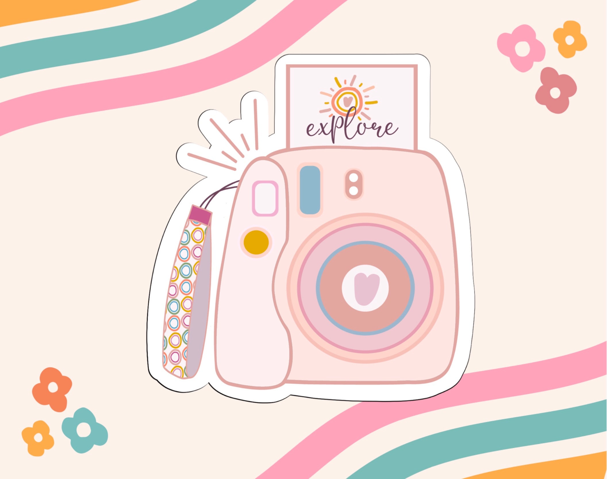 Explore Camera Sticker - Etsy