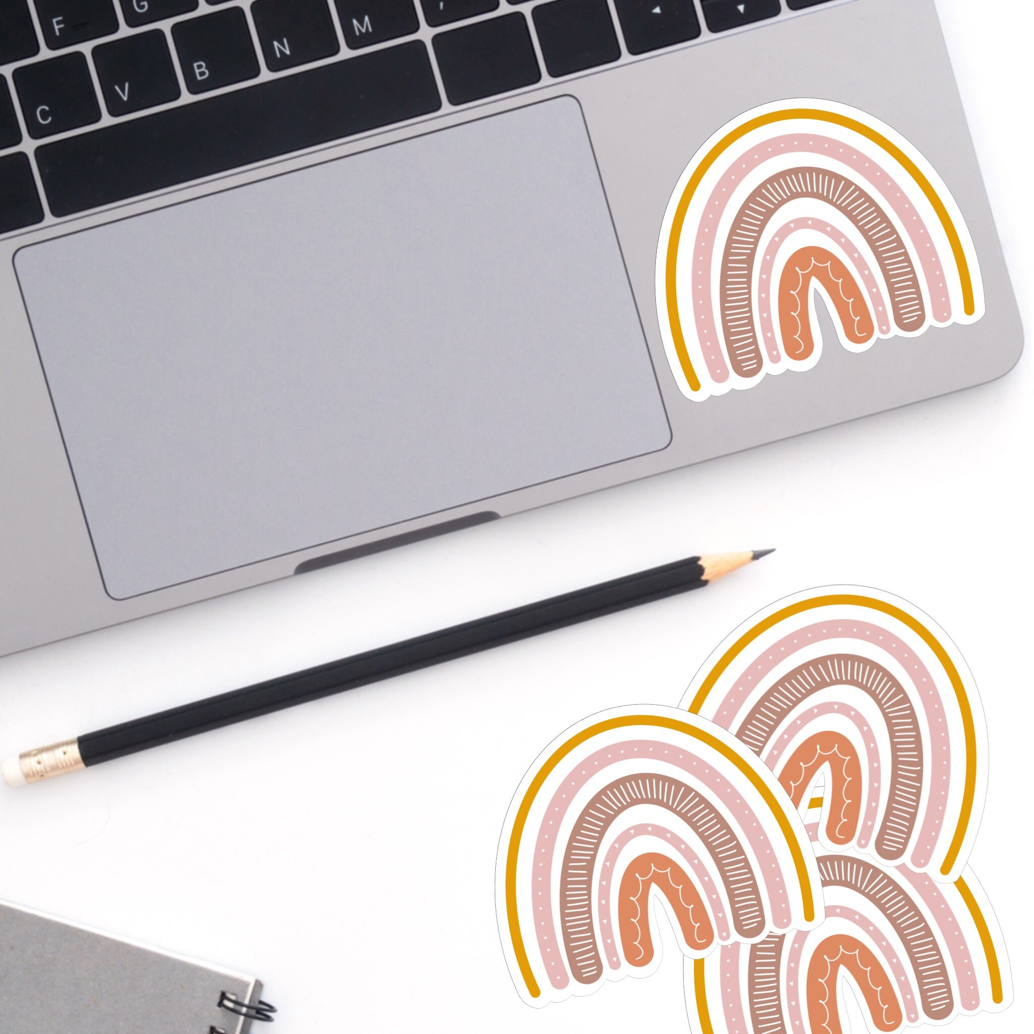 Boho Rainbow Sticker - Etsy