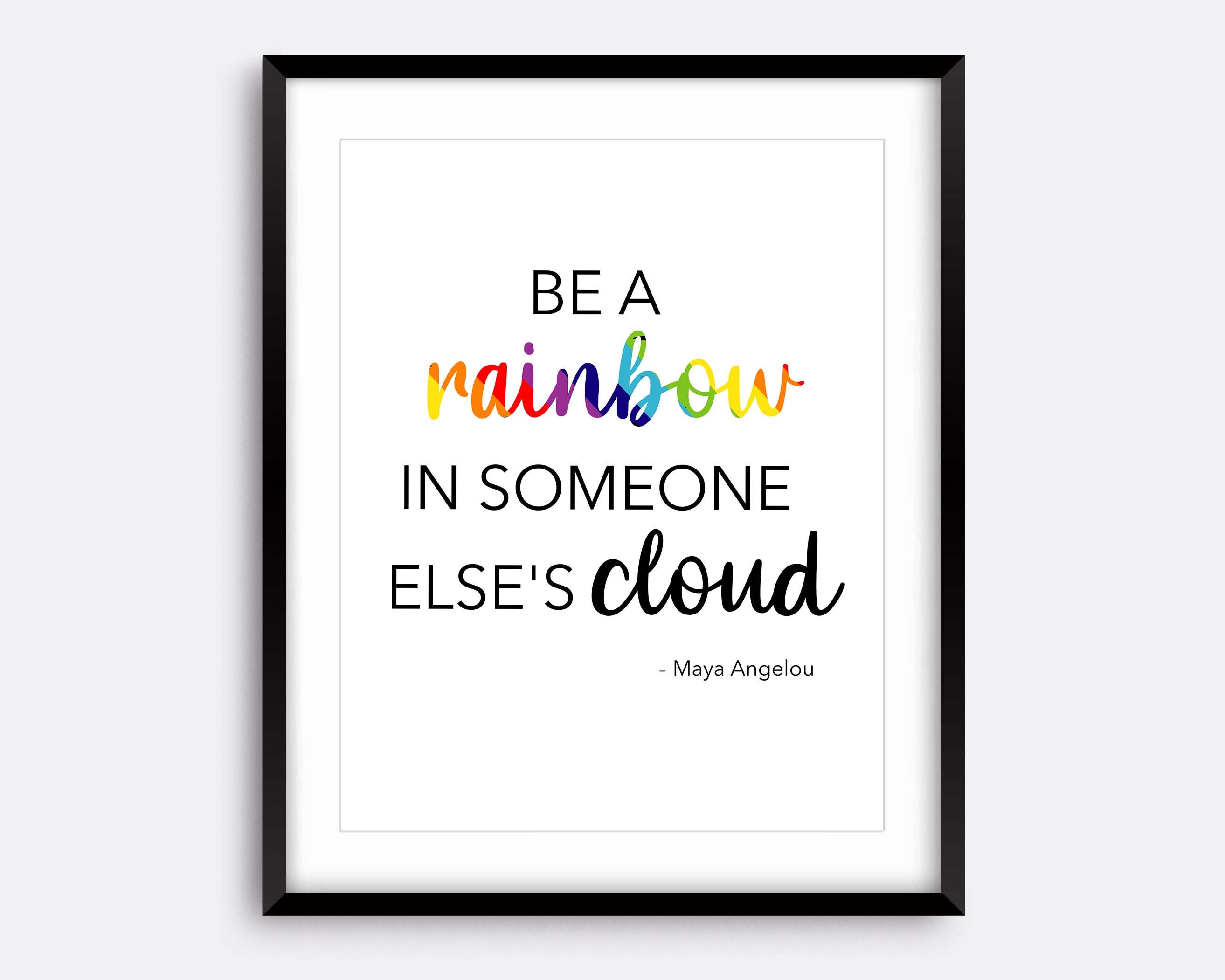 African American Wall Art, Maya Angelou Quote, Black Woman Writers ...