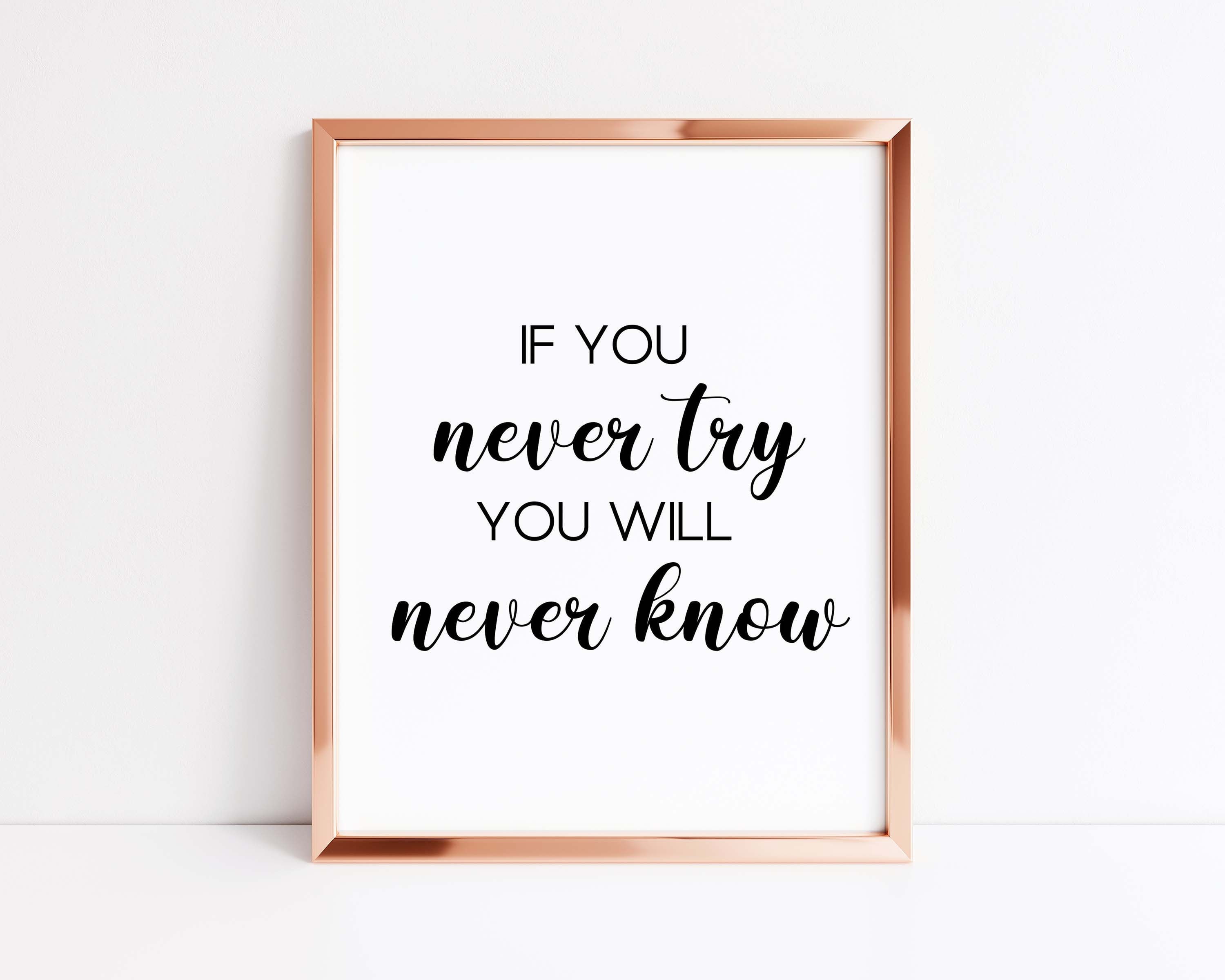 Motivational Quote Minimalist Printable Art Typography Quote - Etsy