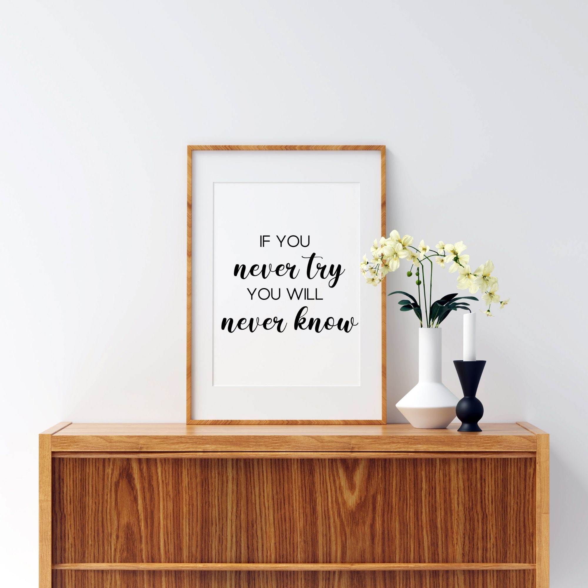 Motivational Quote Minimalist Printable Art Typography Quote - Etsy