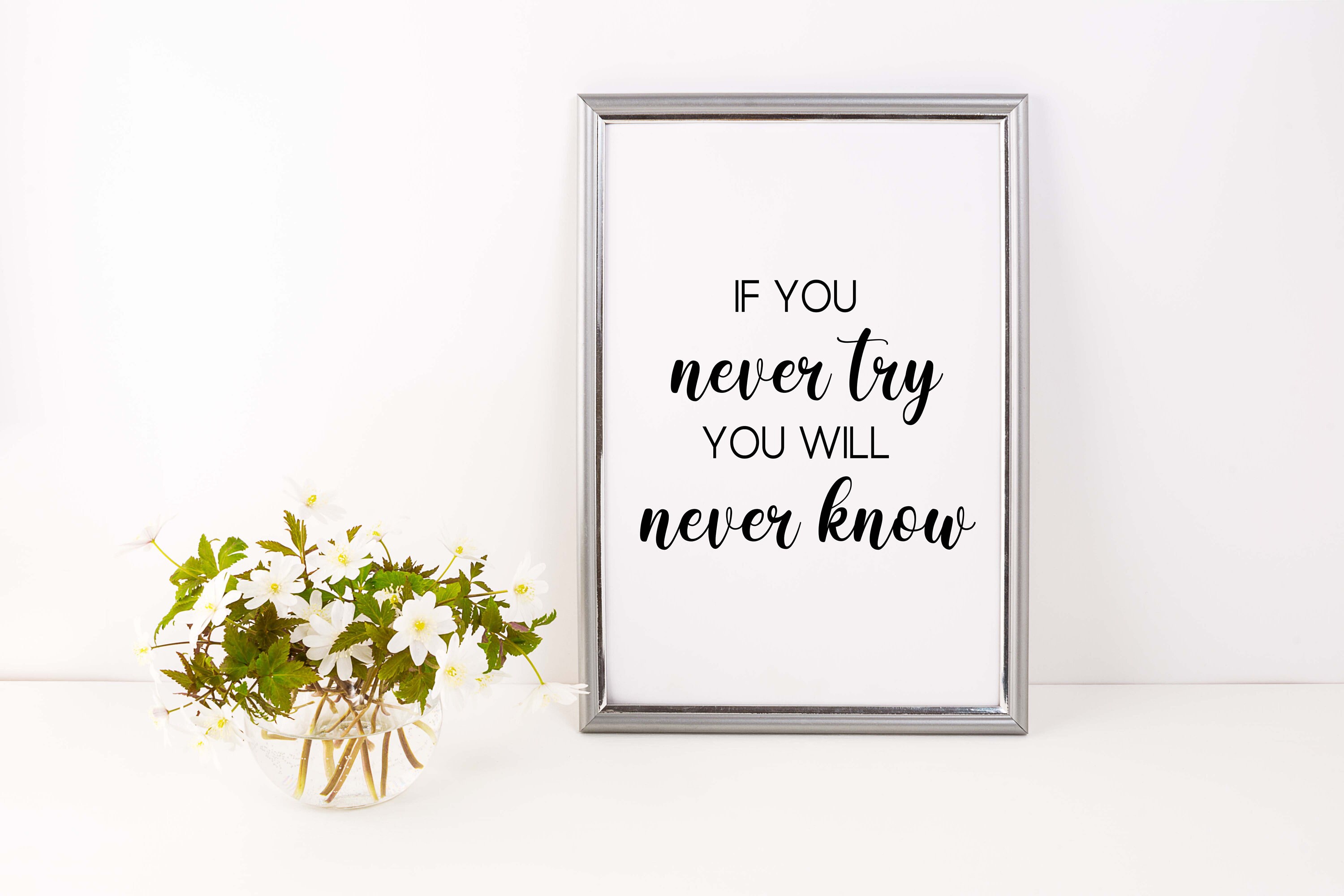 Motivational Quote Minimalist Printable Art Typography Quote - Etsy