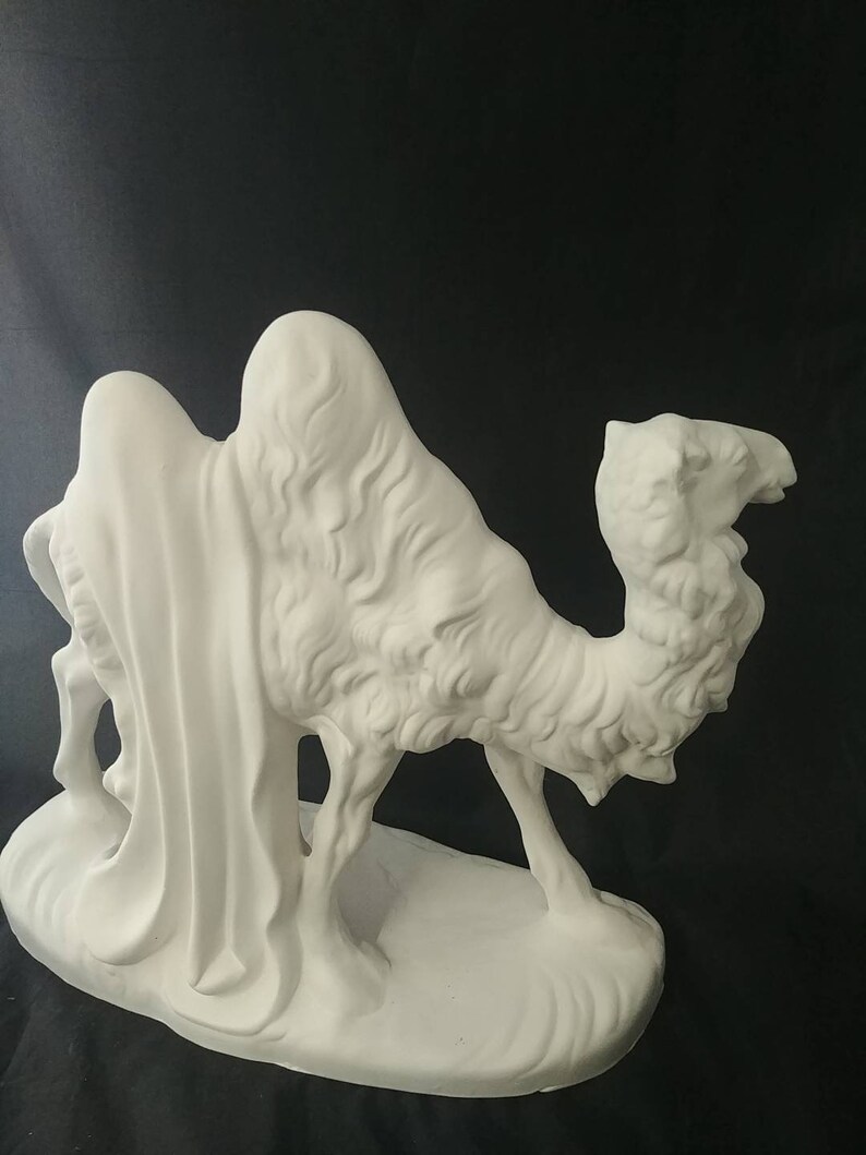 Ready to Paint Ceramic Bisque Camel Nativity Vintage - Etsy