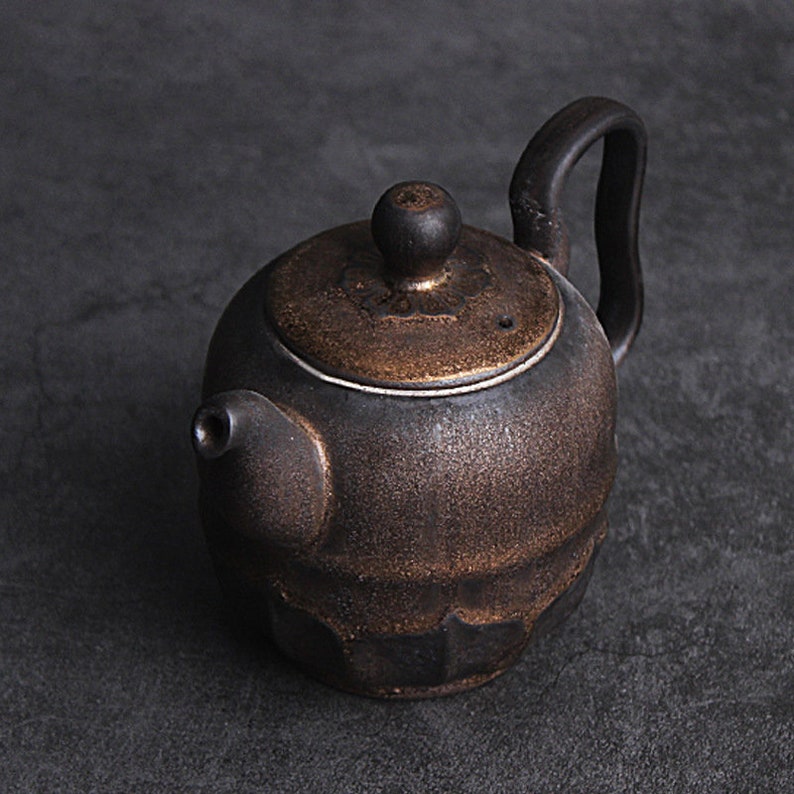 TANGPIN TEA-Ceramic Teapot Lotus Tea Pot Drinkware | Etsy