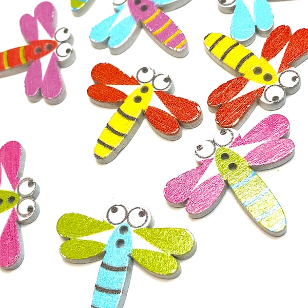 Dragonfly Buttons Sewing - Etsy