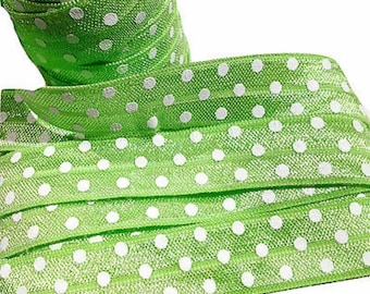 Lime Green Polka Dot | Etsy