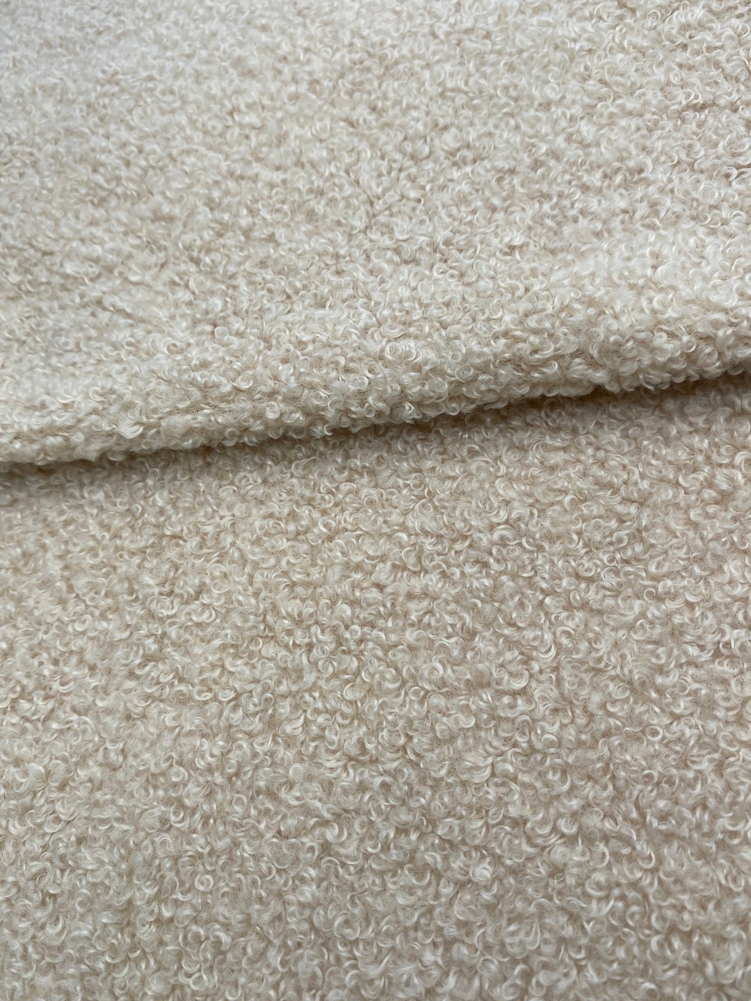 Cream Teddy Bear Shag Fabric Sheets Synthetic Fabric Sheets - Etsy