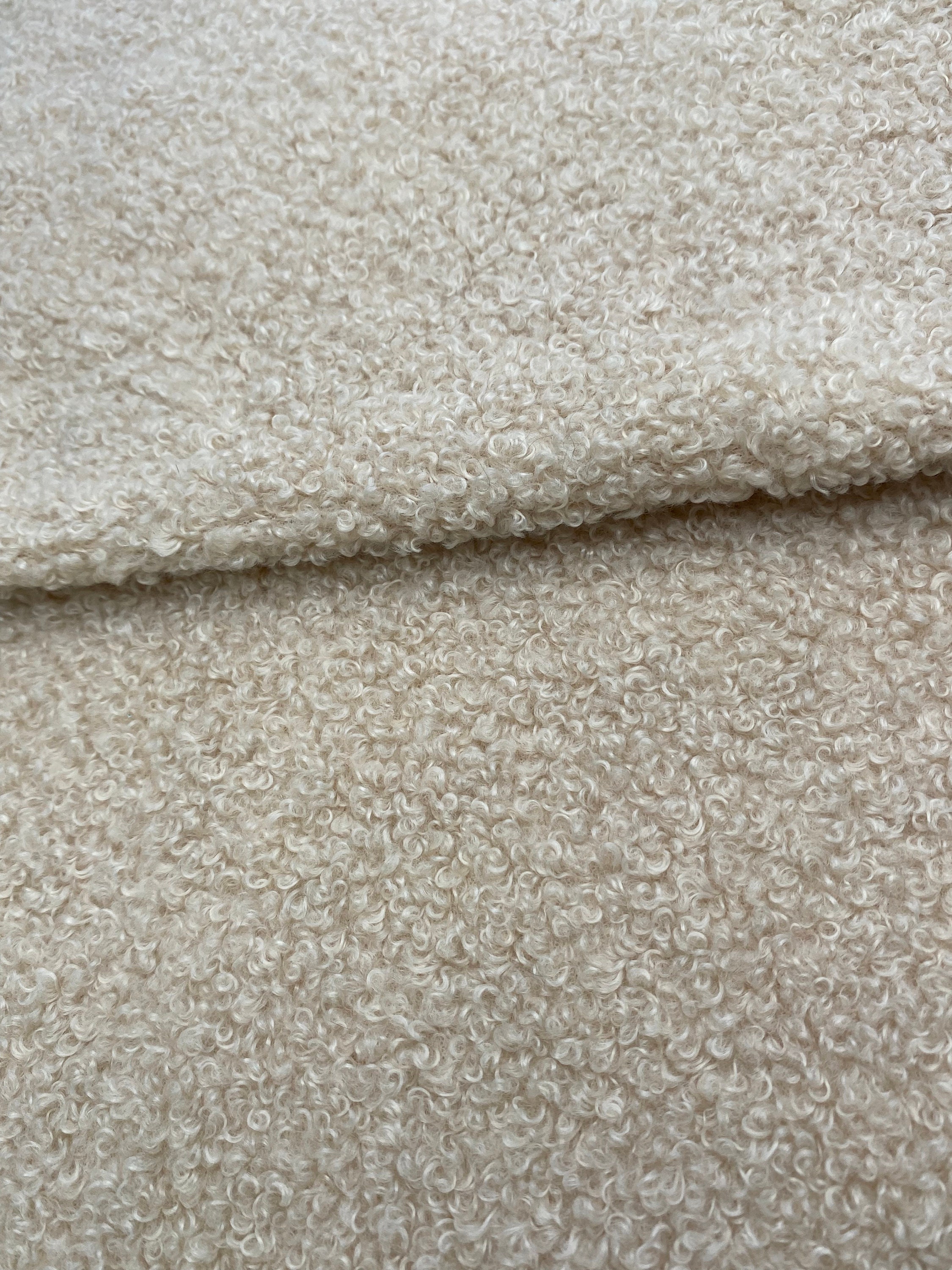 Cream Teddy Bear Shag Fabric Sheets Synthetic Fabric Sheets - Etsy