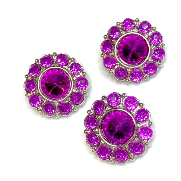 Rhinestone Button - Etsy