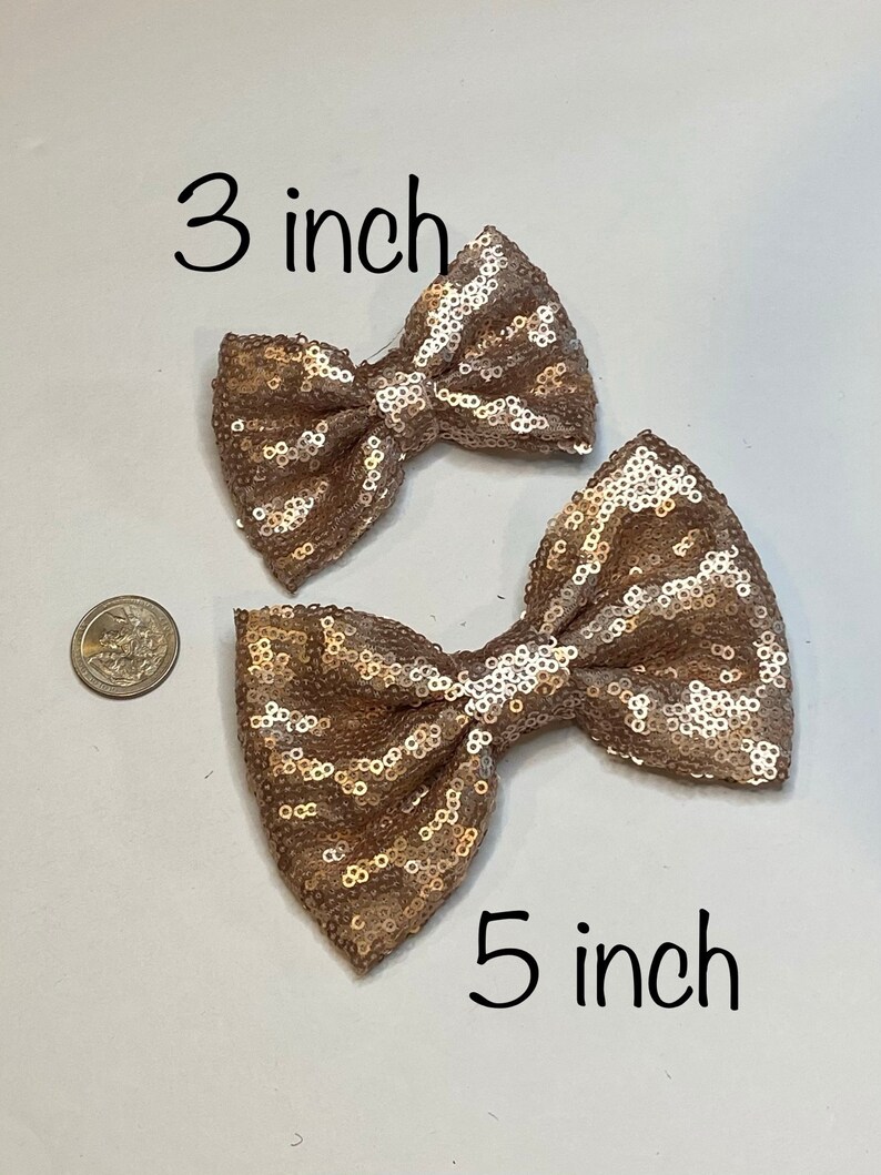 Dark Lavender 5 Fabric Sequin Bow Ties Sequined - Etsy