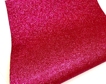 Light Pink Fine Glitter Canvas Faux Leather Sheets Sparkle | Etsy