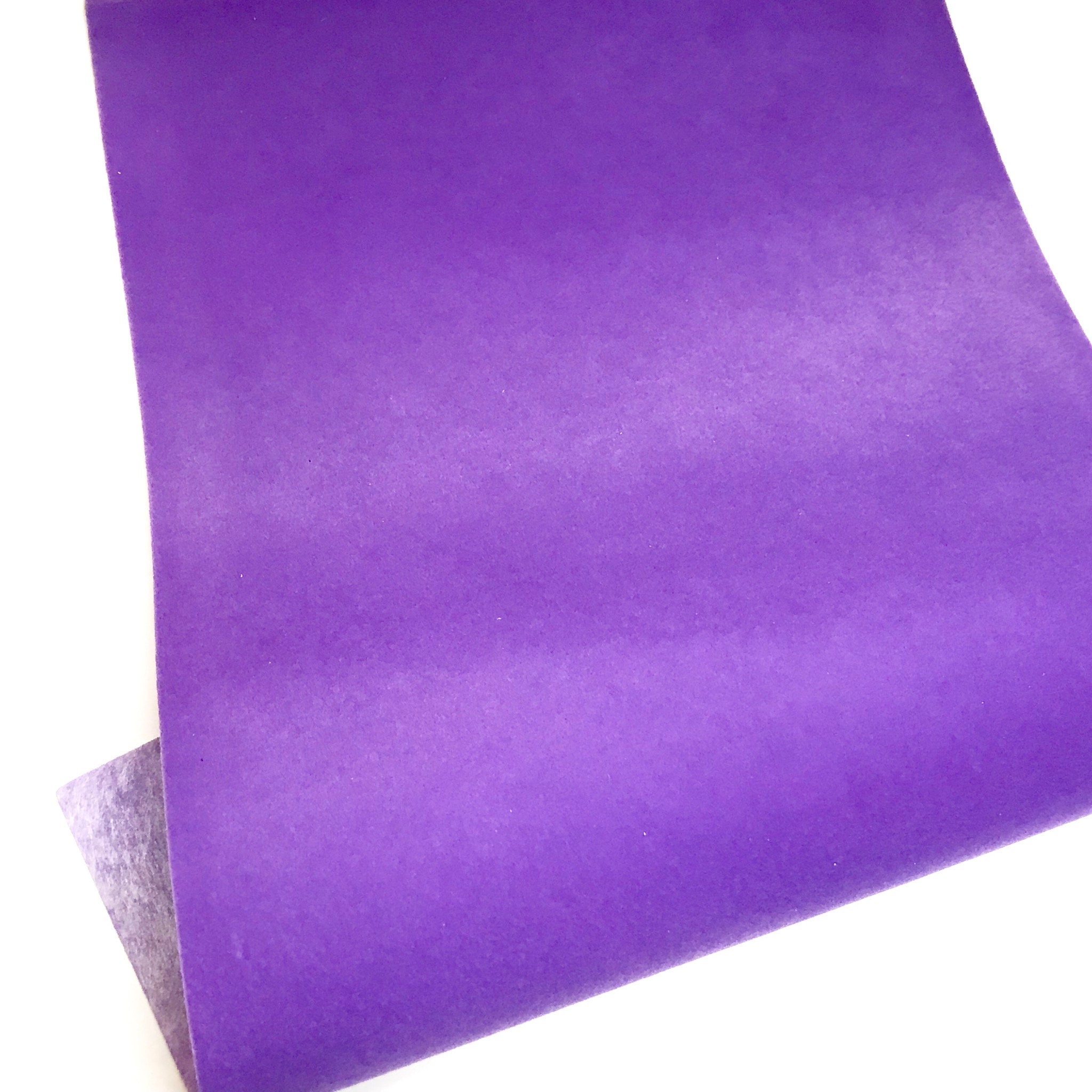 Purple faux velvet velveteen FABRIC sheets synthetic fabric | Etsy