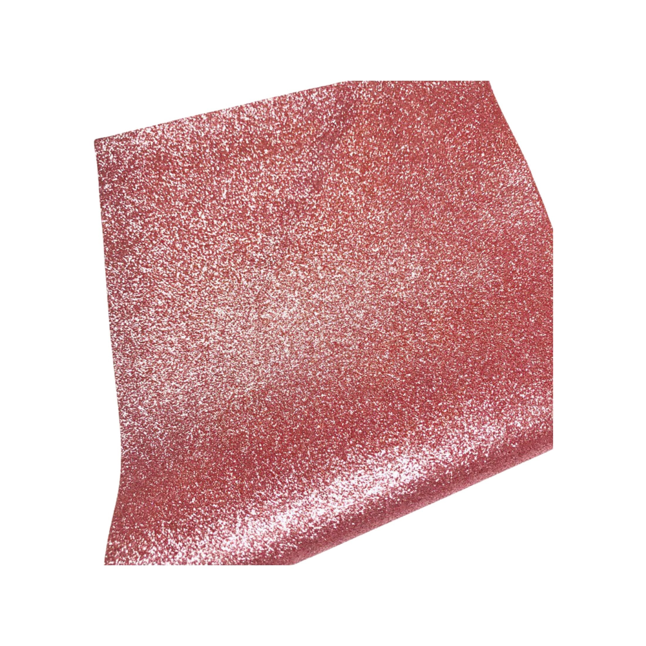 Light Pink Fine Glitter Canvas Faux Leather Sheets Sparkle - Etsy