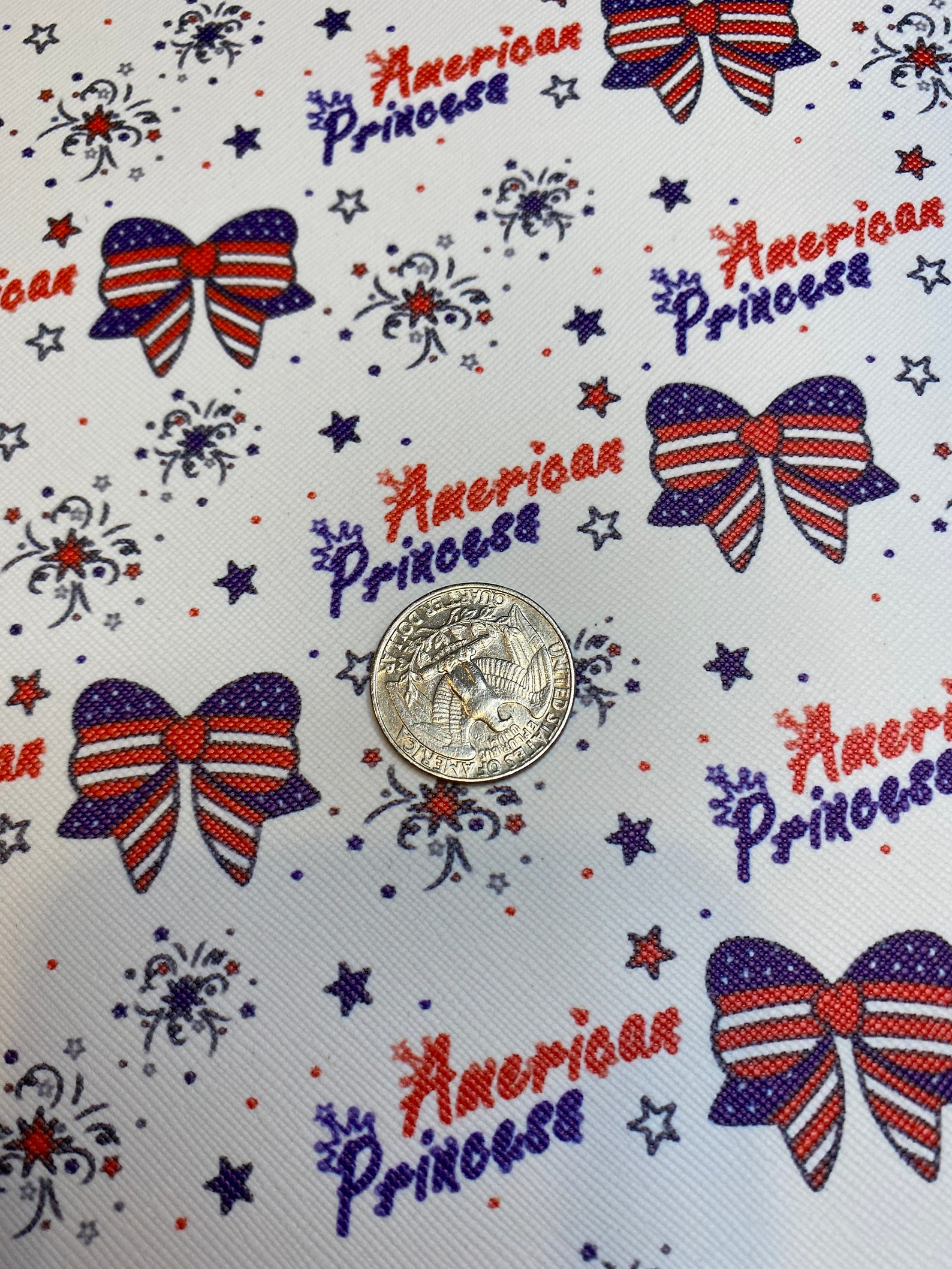 American Princess 4th of July Printed Faux Leather Sheet - Etsy