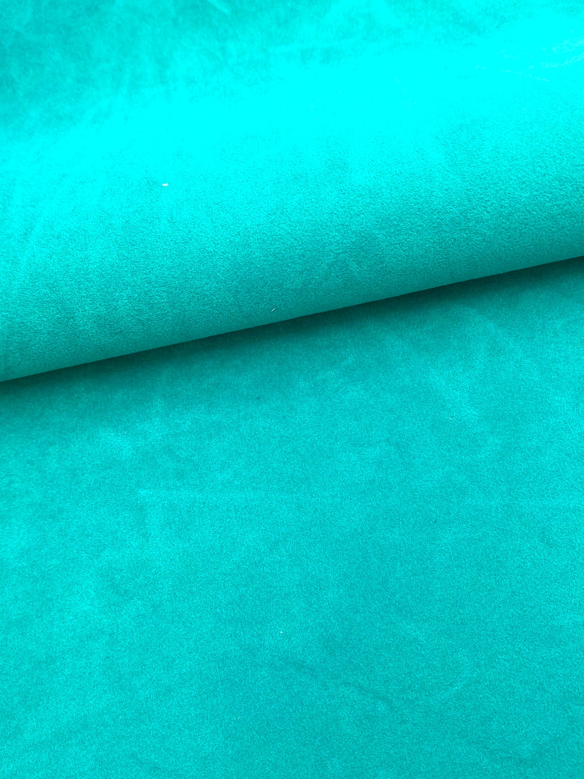 Turquoise DOUBLE SIDED Faux Velvet Velveteen Fabric Sheets | Etsy