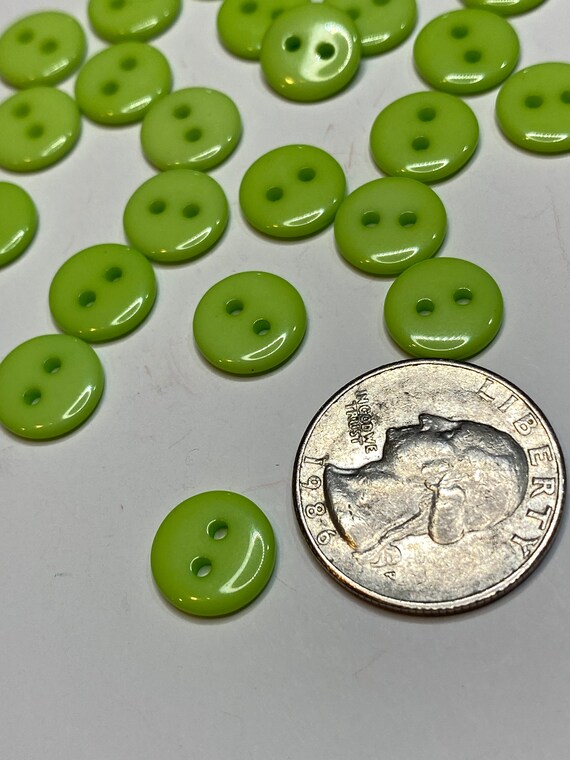 Green Sewing Button